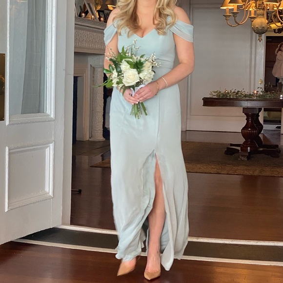 Dessy Collection | Dresses | Dessy Group Off The Shoulder Trumpet Gown ...